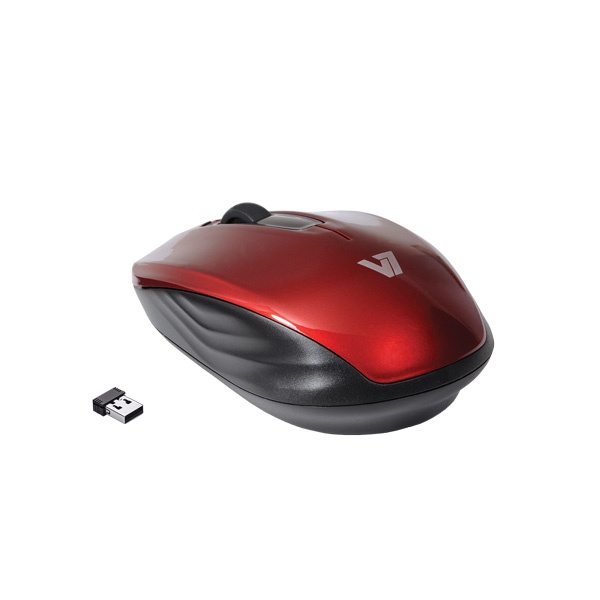 V7 Wireless Mobile Optical Mouse Rood: beste prijs - Tweakers