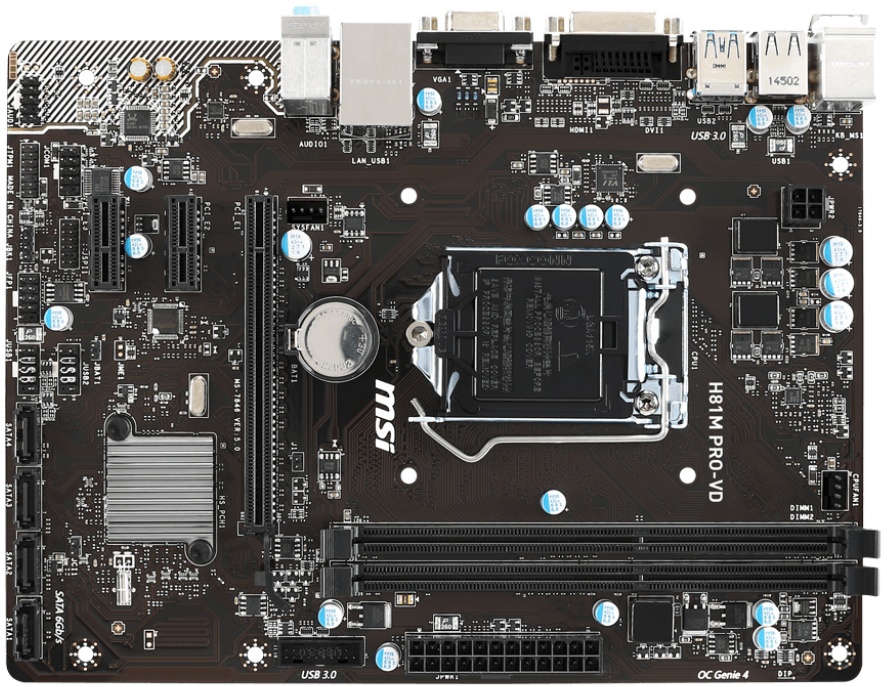 Specificaties van MSI H81M PRO-VD - Tweakers