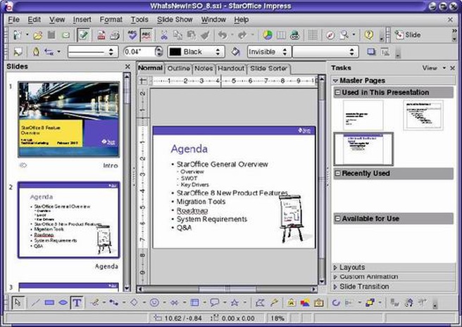 Specificaties van StarOffice - Tweakers