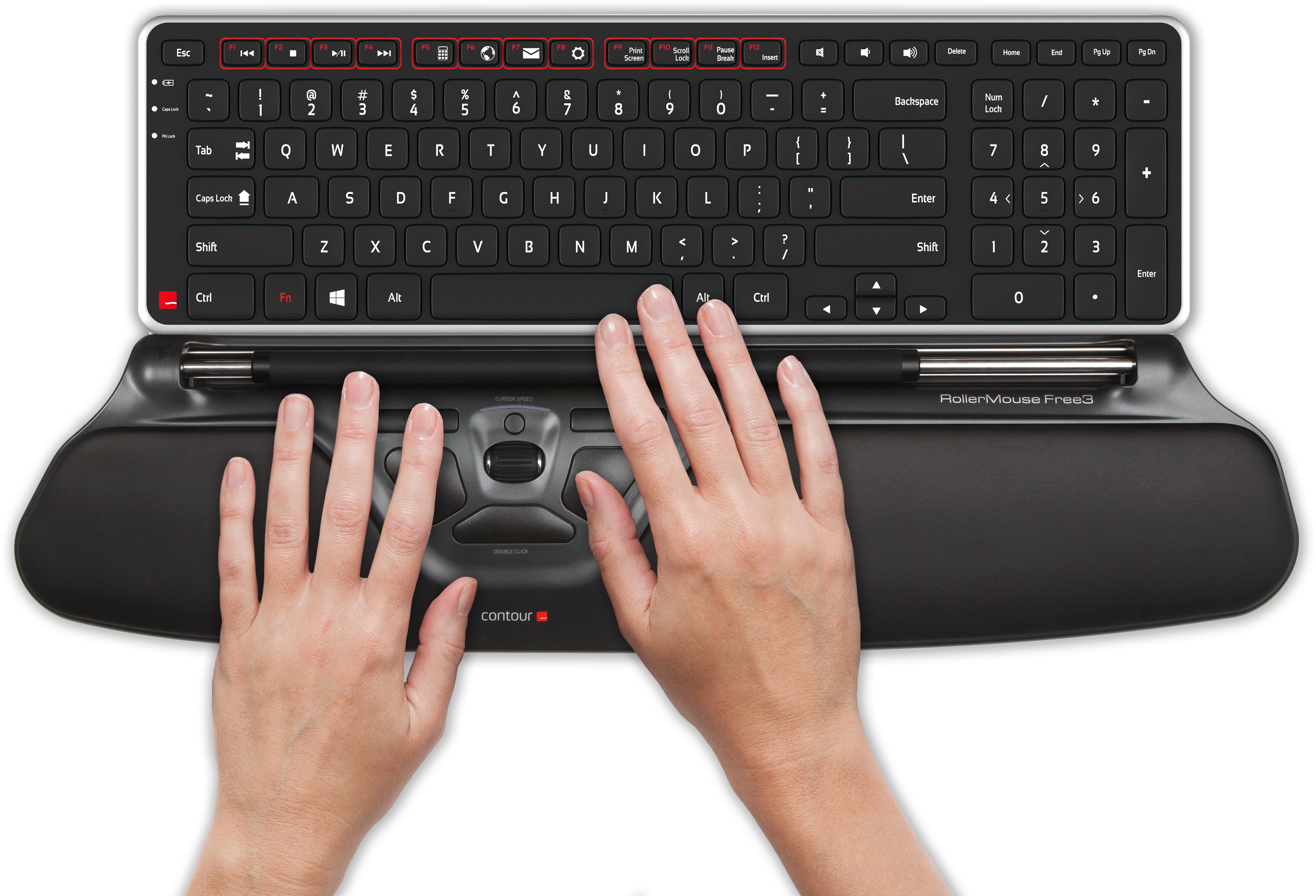 Contour Design RollerMouse Free3 Wireless - Kenmerken - Tweakers