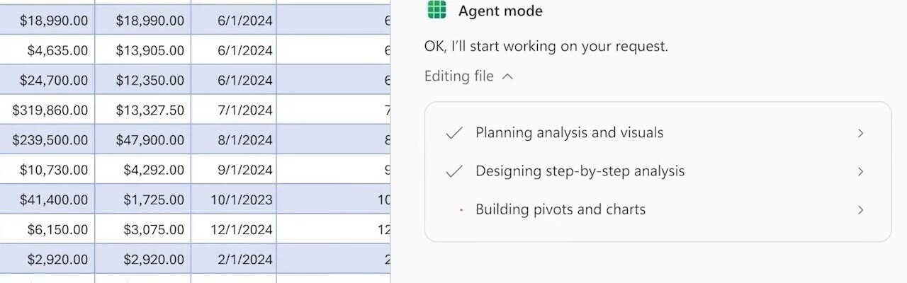 Agent Mode in Excel en Word kan bestanden maken en online onderzoek ...