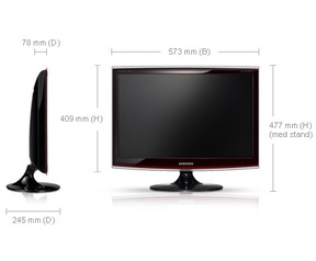 Specificaties van Samsung Syncmaster T240 Zwart - Tweakers