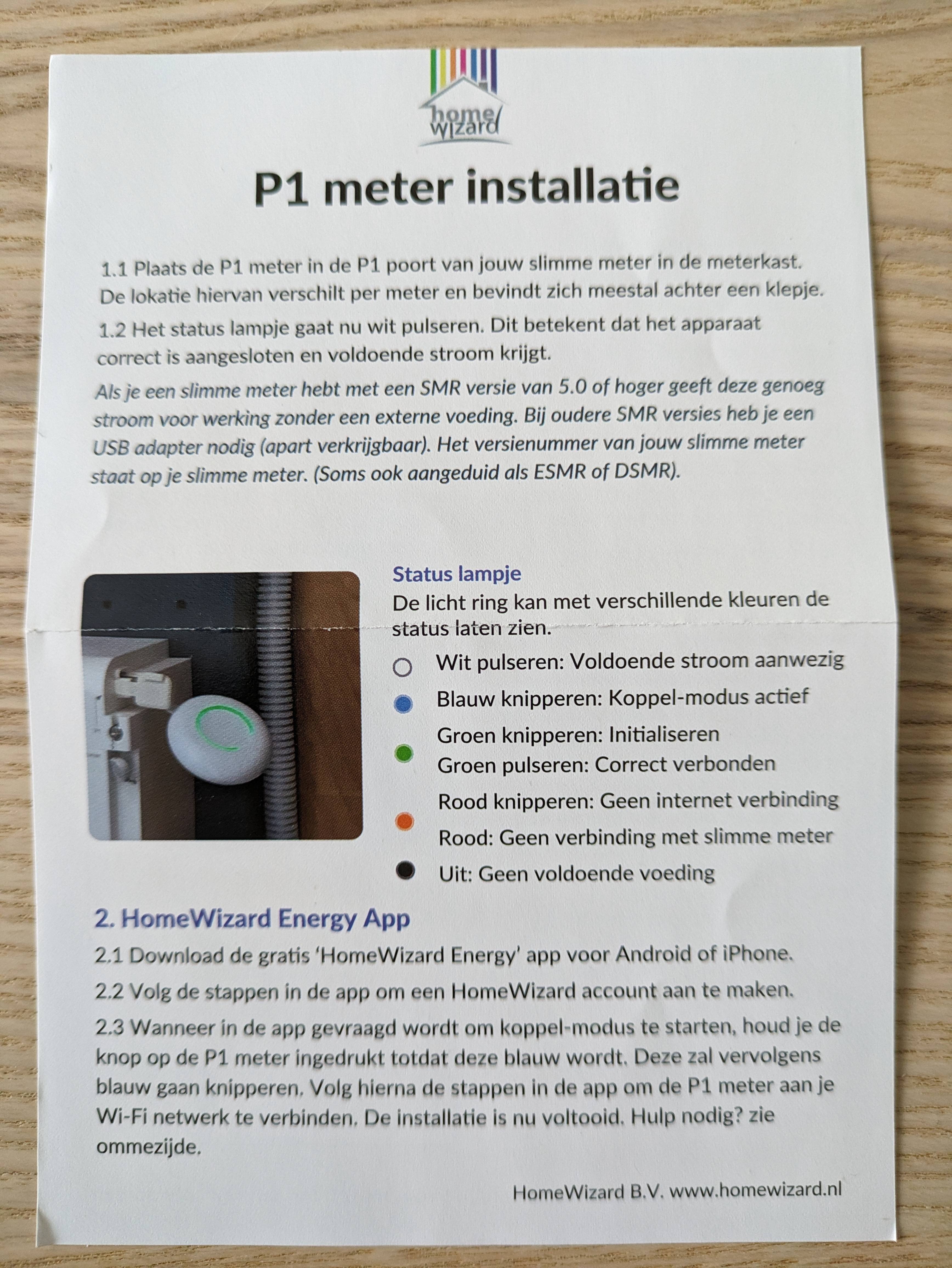 HomeWizard Energy - De modulaire WiFi P1 meter - Smarthome - GoT