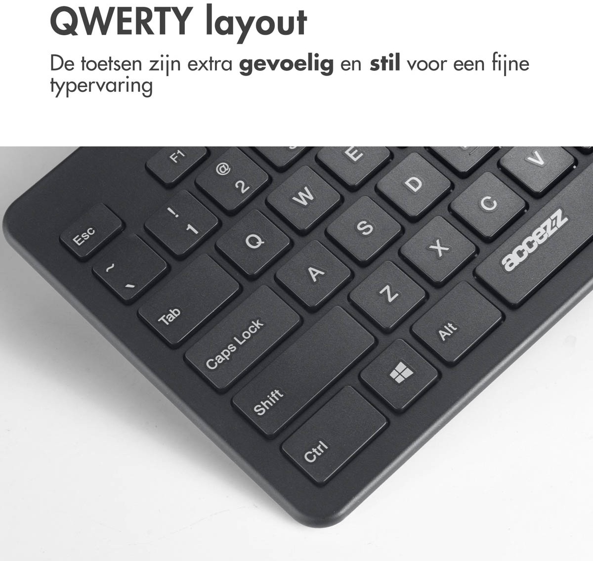 Specificaties van Accezz Premium Desktop Bluetooth Keyboard, Qwerty US ...