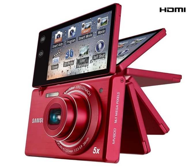 Specificaties van Samsung MV800 Rood - Tweakers