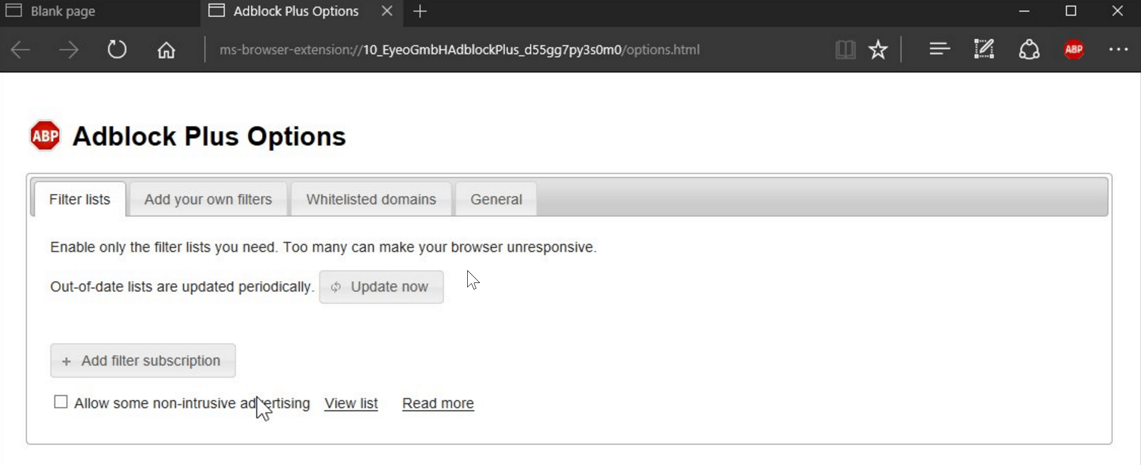 AdBlock Plus beschikbaar voor Windows Insider-versie Microsoft Edge ...