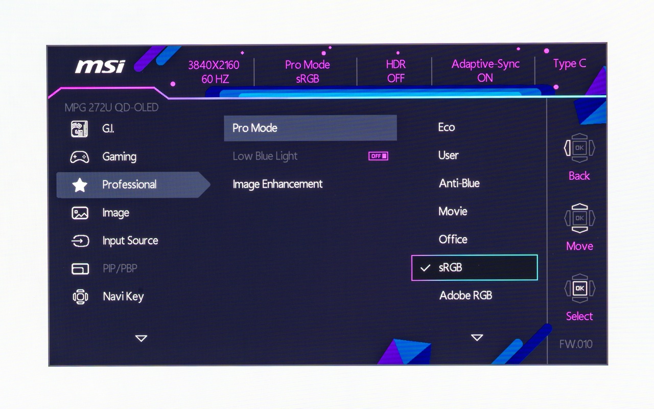 MSI MPG 272URX QD-OLED Review - Tweakers