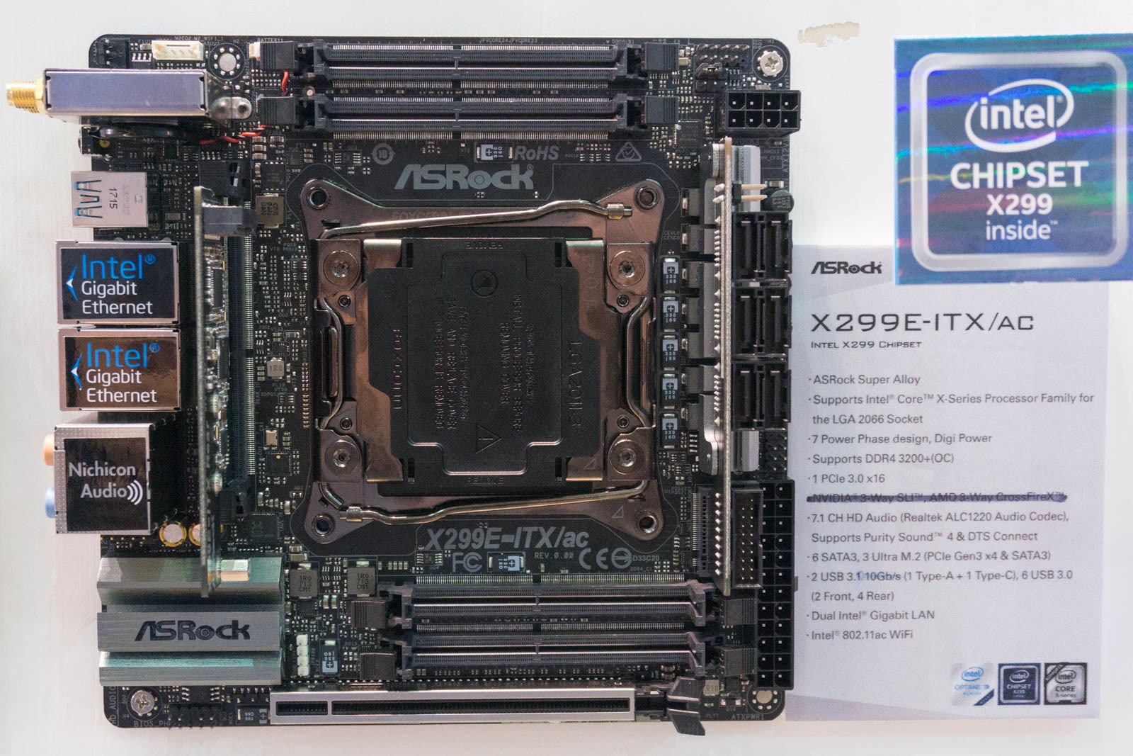 ASRock maakt mini-itx-moederbord met Intel X299-chipset - Computer ...