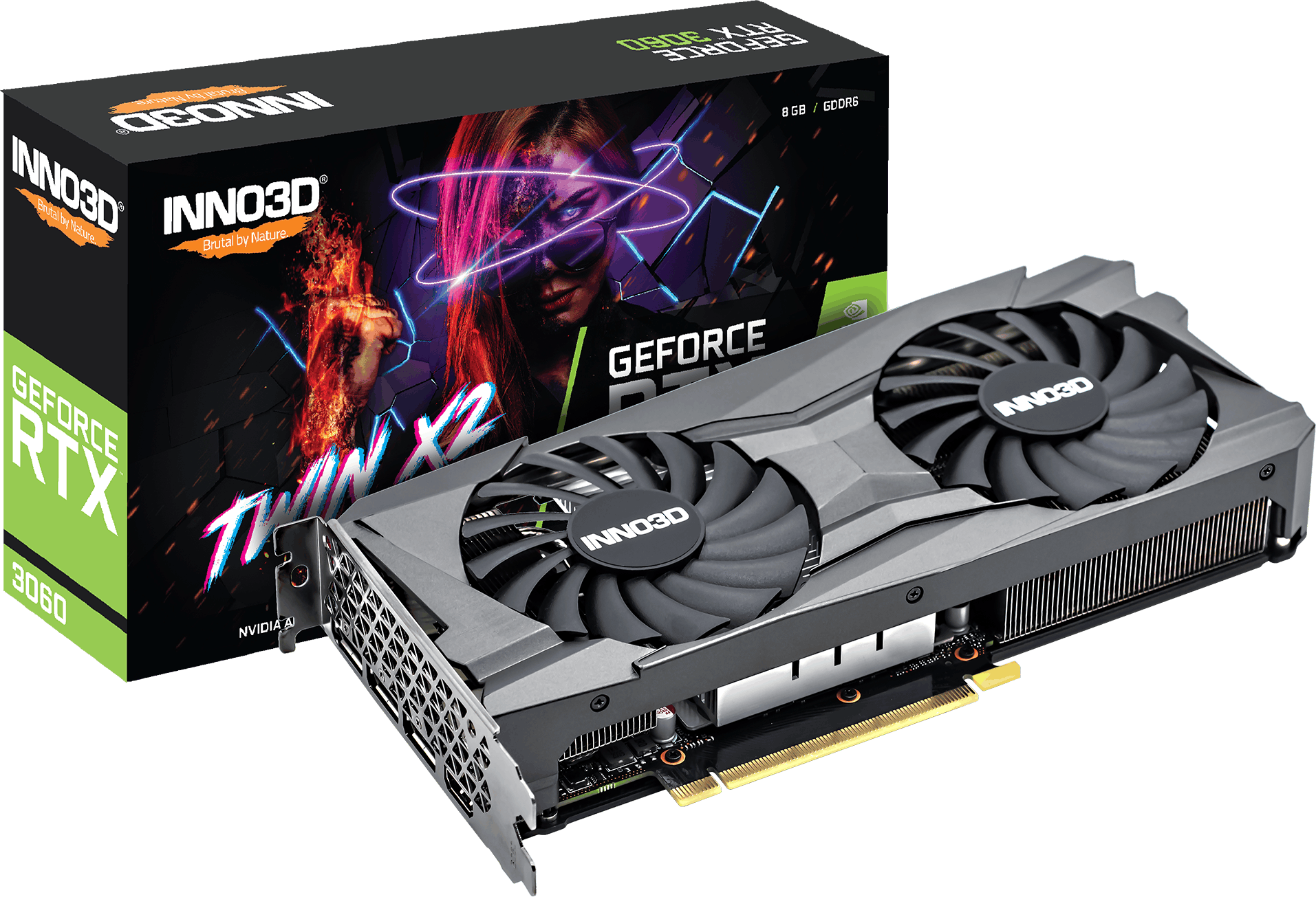 INNO3D GeForce RTX 3060 8GB TWIN X2: beste prijs - Tweakers
