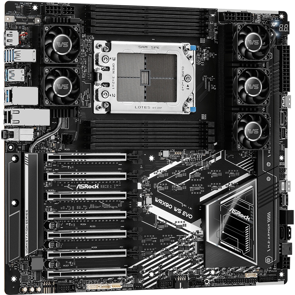 Specificaties van ASRock WRX90 WS EVO - Tweakers