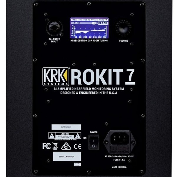 Specificaties van KRK Systems Rokit RP7 G4 (Zwart) - Tweakers