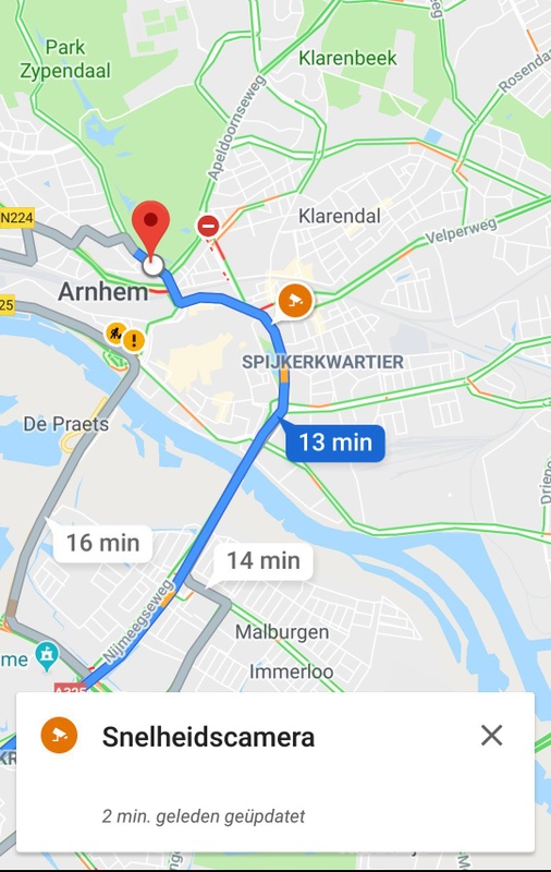 Google toont locatie flitspalen bij Nederlandse Google Maps-gebruikers ...