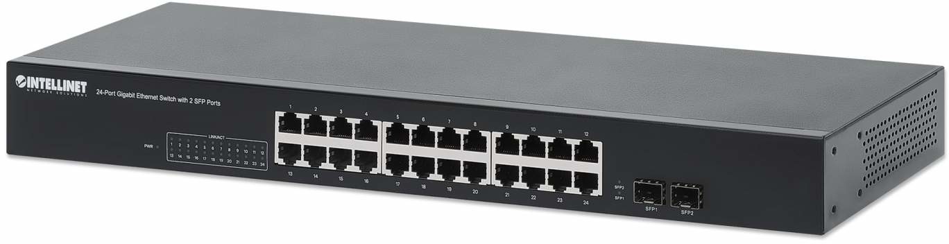 Intellinet 24-Port Gigabit Ethernet Switch with 2 SFP Ports: beste ...