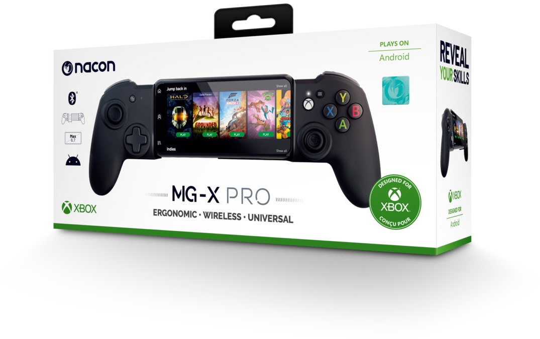 Specificaties van Nacon MG-X Pro for Android & Xbox Zwart - Tweakers