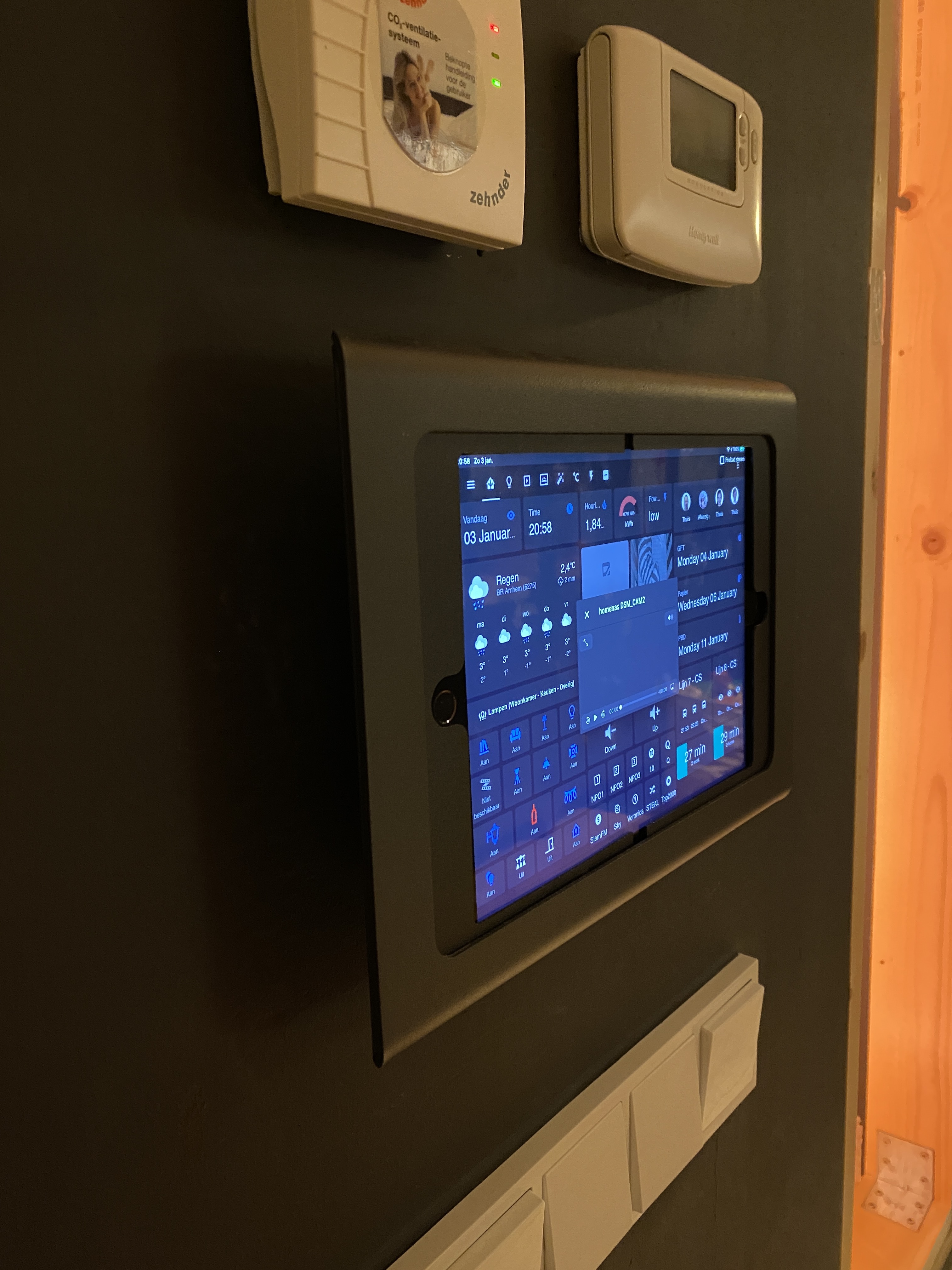 Wallmount tablet voor Home Assistant - Smarthome - GoT