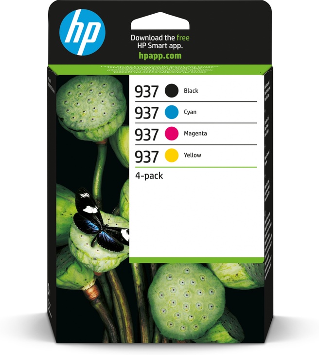 Specificaties van HP 937 originele CMYK-inktcartridge 4 stuks - Tweakers