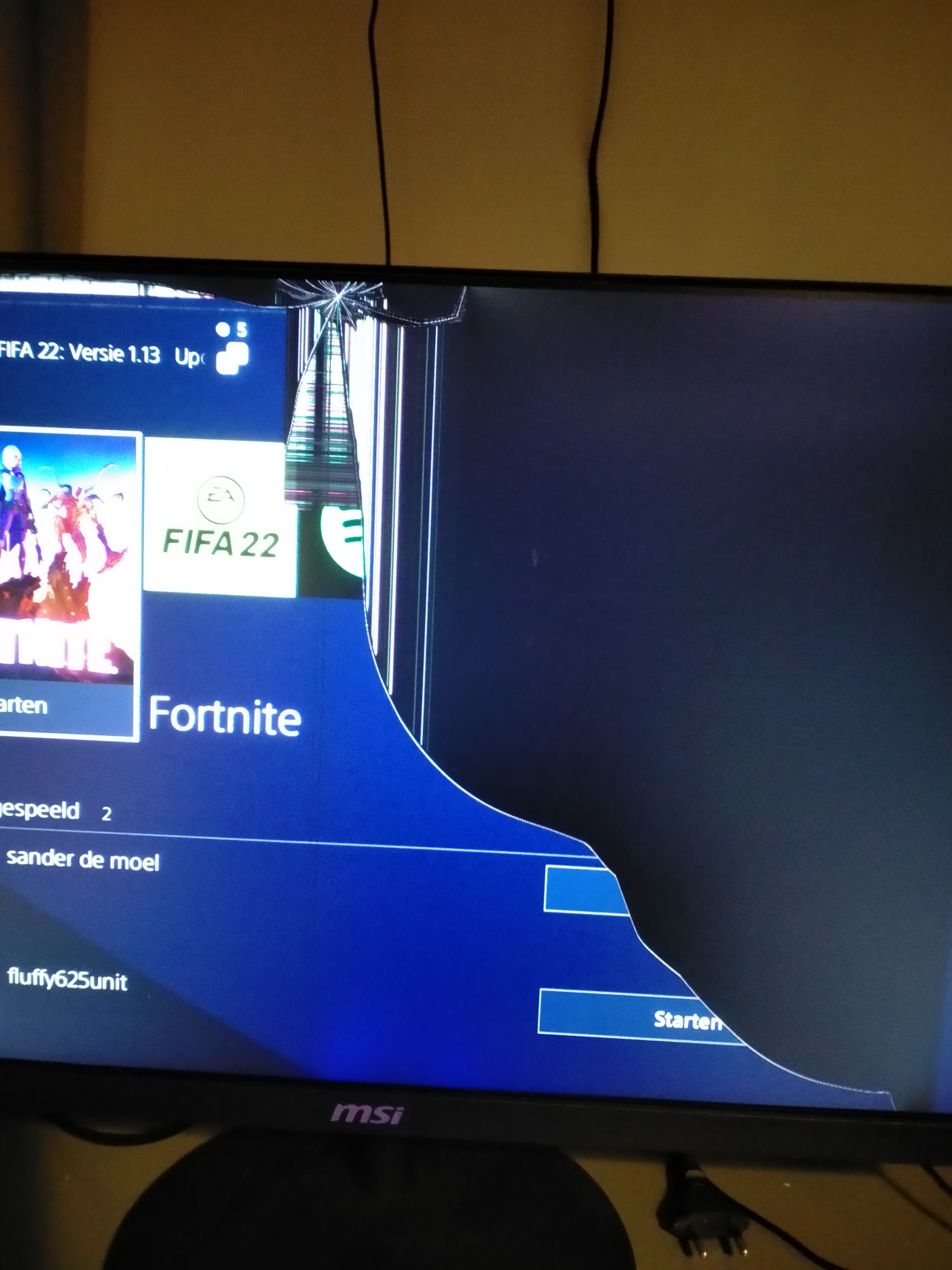 Msi monitor barst in beeldscherm. - Videokaarten en beeldschermen - GoT