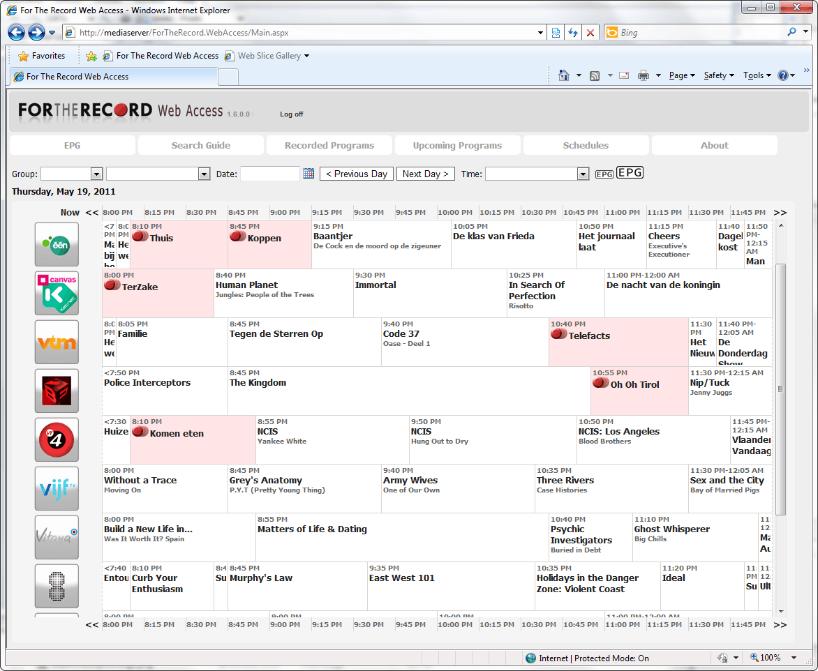 Argus TV - Kenmerken - Tweakers