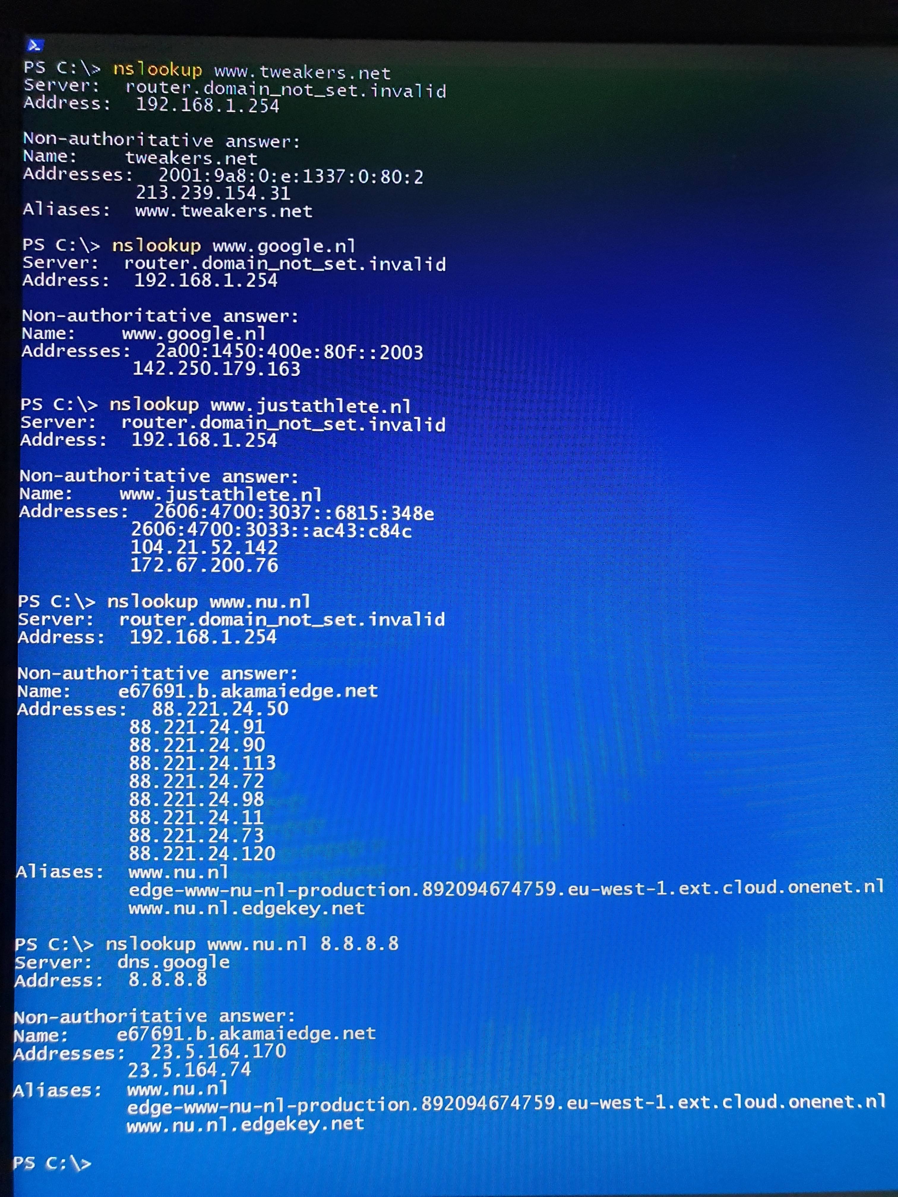 Genexis 7840 kan bepaalde websites niet bezoeken - Netwerken - GoT
