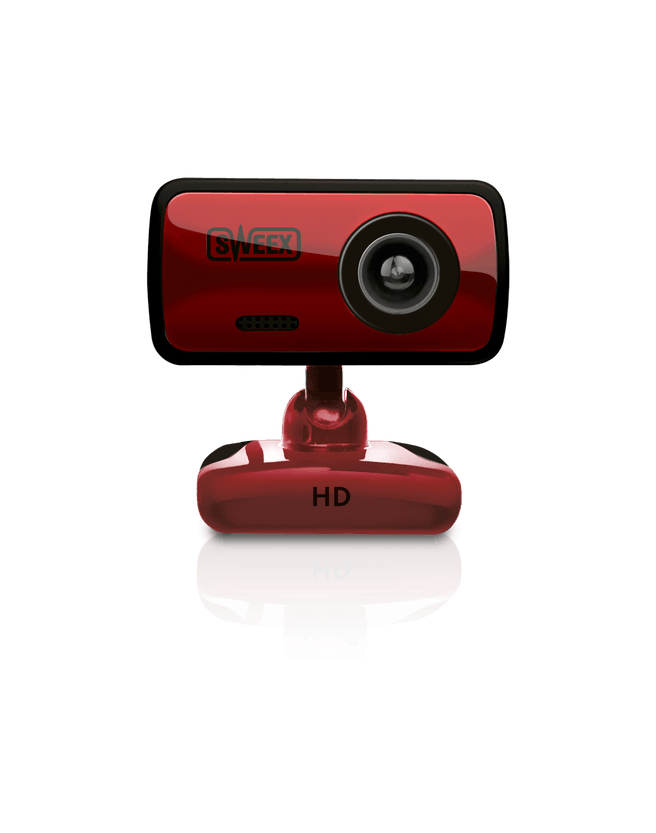 Specificaties van Sweex WC252 HD Webcam Cherry Red - Tweakers