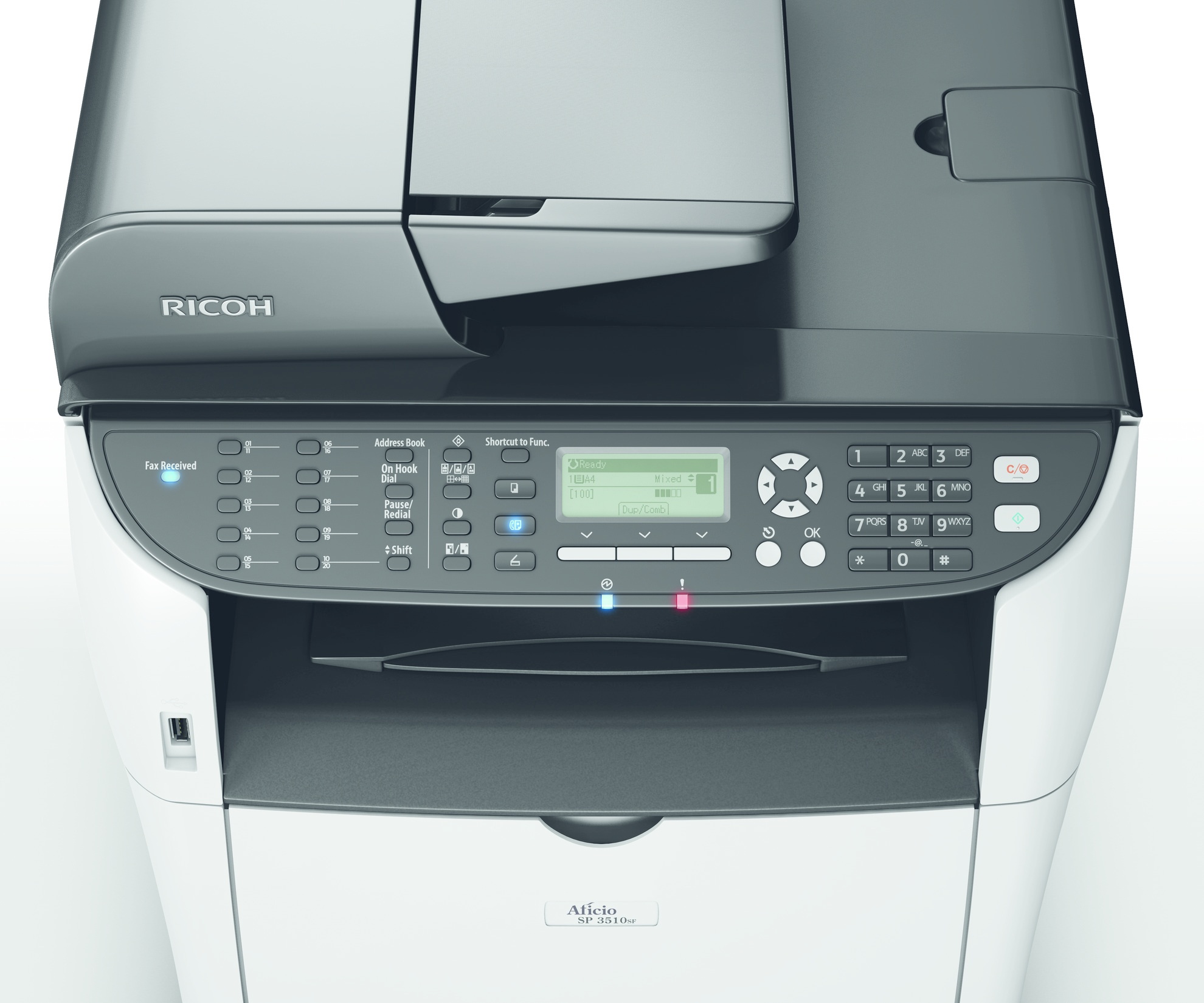 Specificaties van Ricoh Aficio SP 3510SF - Tweakers