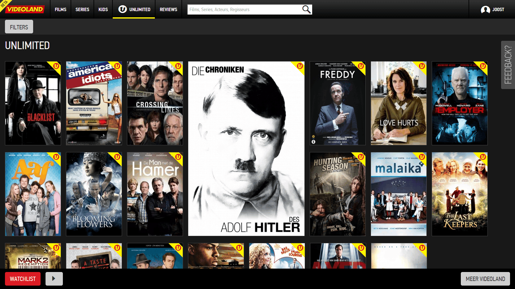 NLziet en Videoland Review - Tweakers