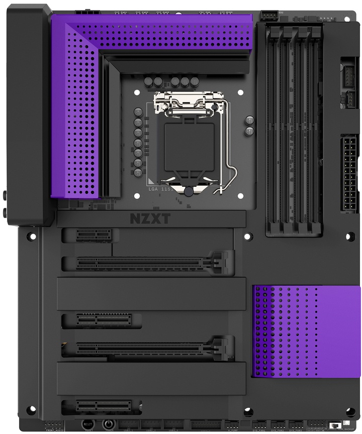 Specificaties van NZXT N7 Z370 Heatsink Cover - Glossy Purple - Tweakers