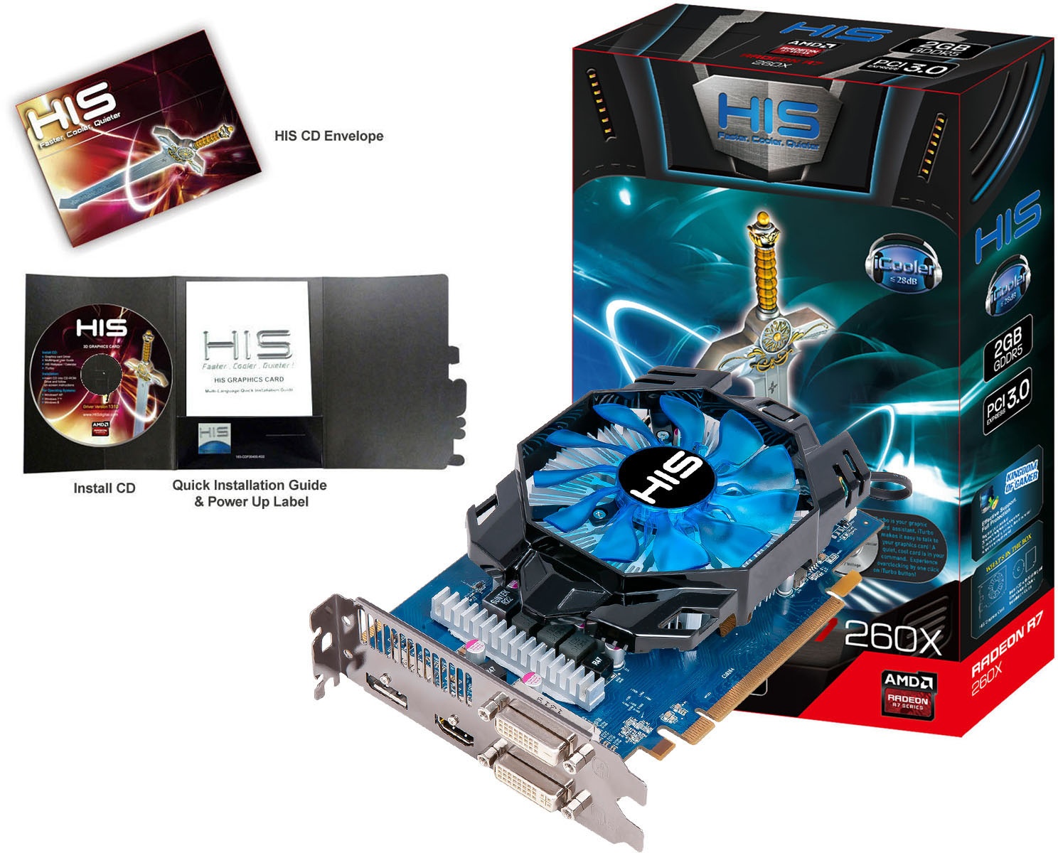 Specificaties van HIS iCooler Radeon R7 260X 2GB - Tweakers