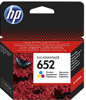 HP 652 Tri-color Original Ink Advantage Cartridge - Kenmerken - Tweakers