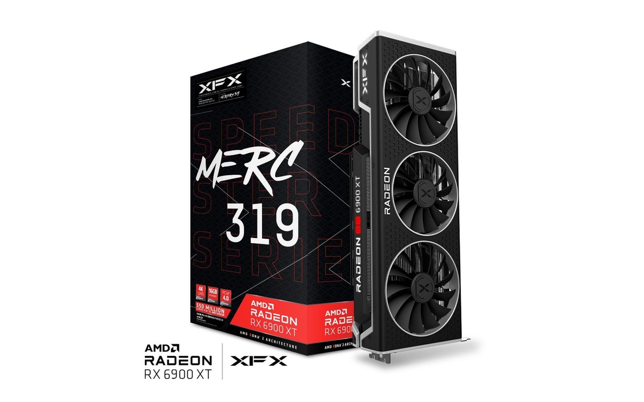 XFX Speedster MERC 319 AMD Radeon RX 6900 XT Limited Black Gaming ...