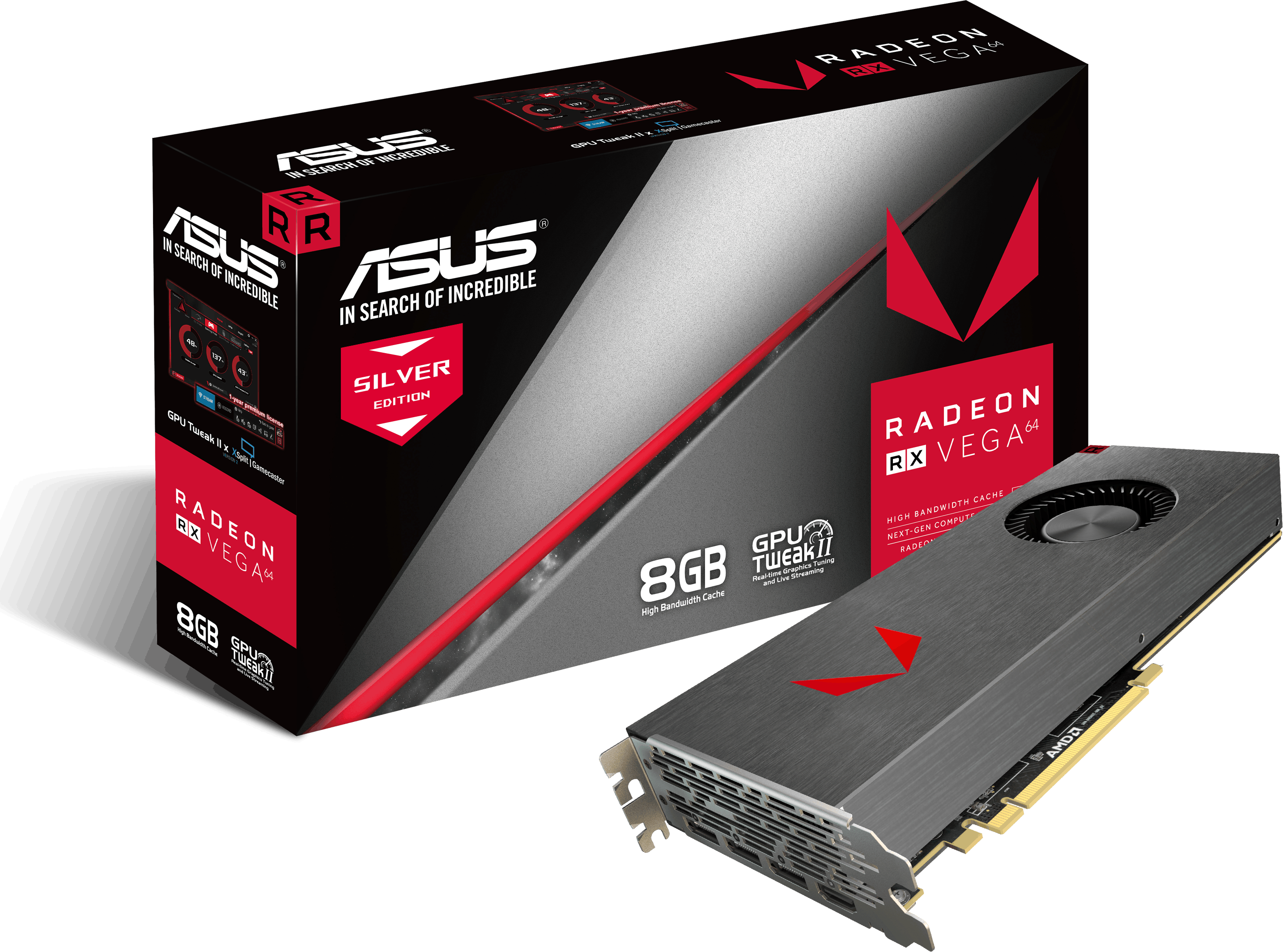 ASUS Radeon RX Vega 64 Silver: beste prijs - Tweakers