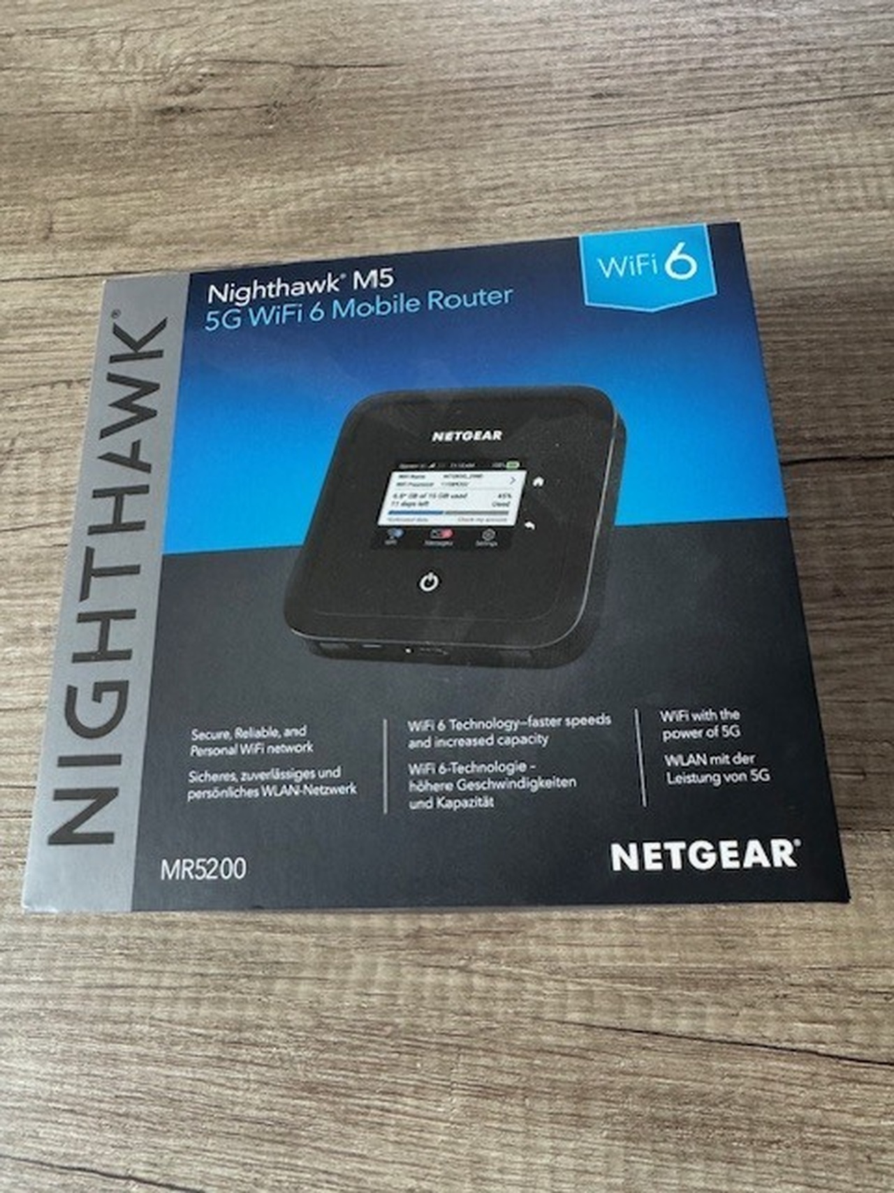 Netgear Nighthawk M5 5G WiFi 6 Mobiele Router (MR5200) aangeboden ...