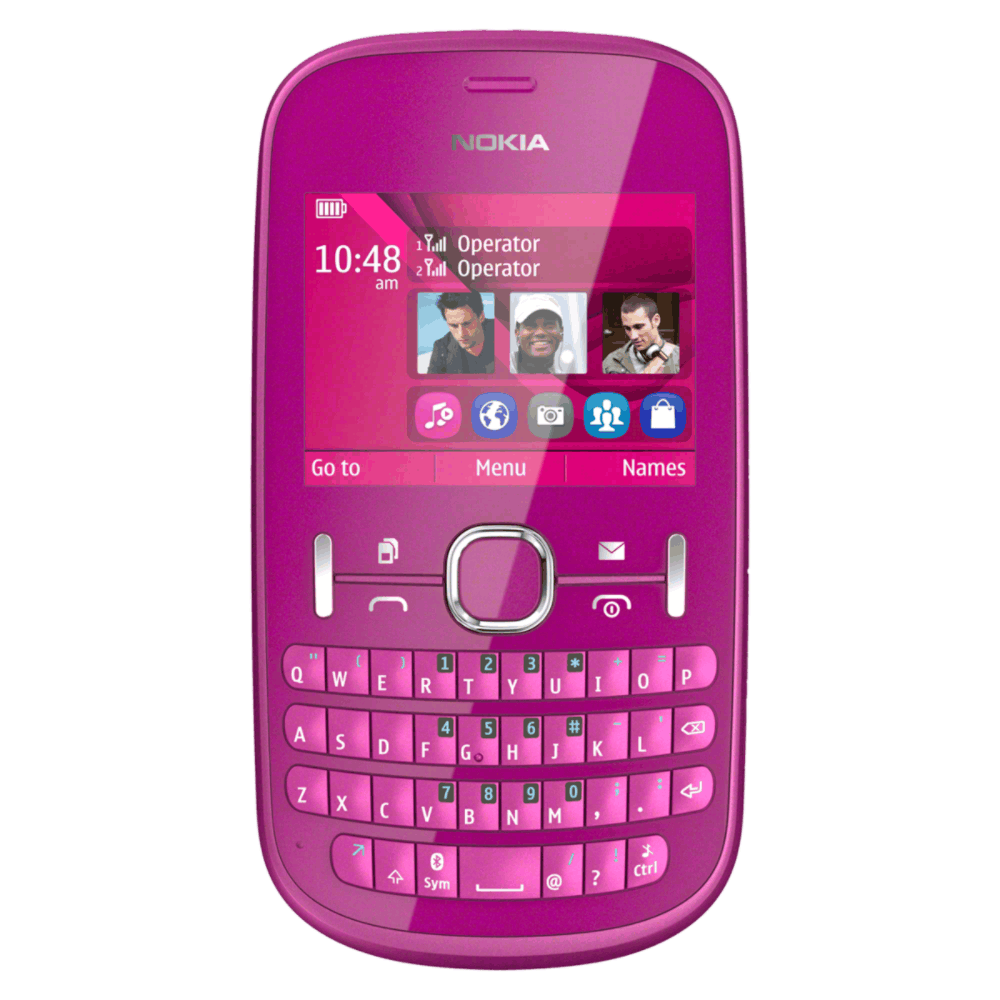 Nokia Asha 200 Roze - Abonnementen - Tweakers