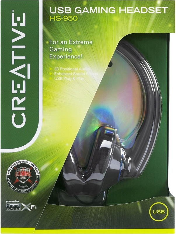 Specificaties van Creative HS-950 (Zwart) - Tweakers