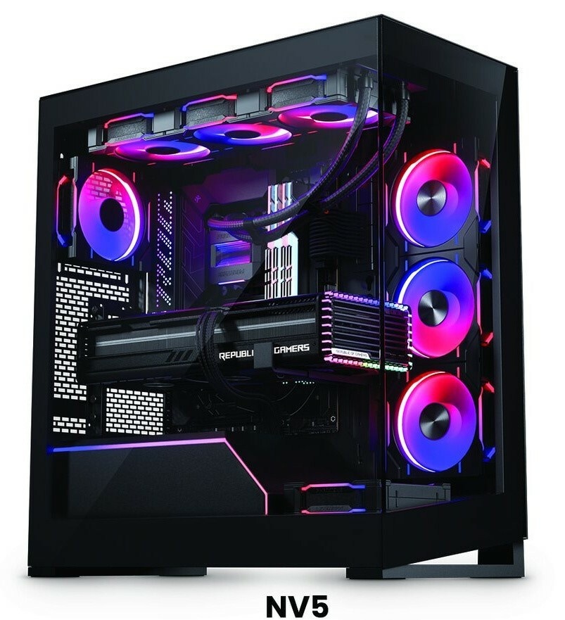 Phanteks toont NV5-midtower en NV9-fulltower met glazen panelen - Tweakers