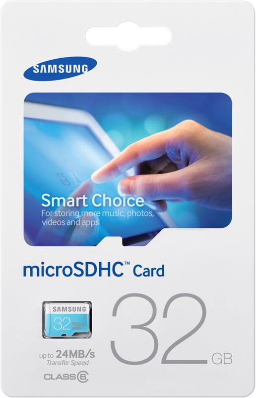Samsung Standard 32GB MicroSDHC - Kenmerken - Tweakers