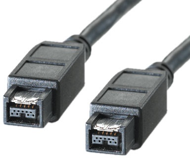 Roline IEEE 1394b / IEEE 1394 kabel, 9/9polig 1,8 m Zwart - Kenmerken ...