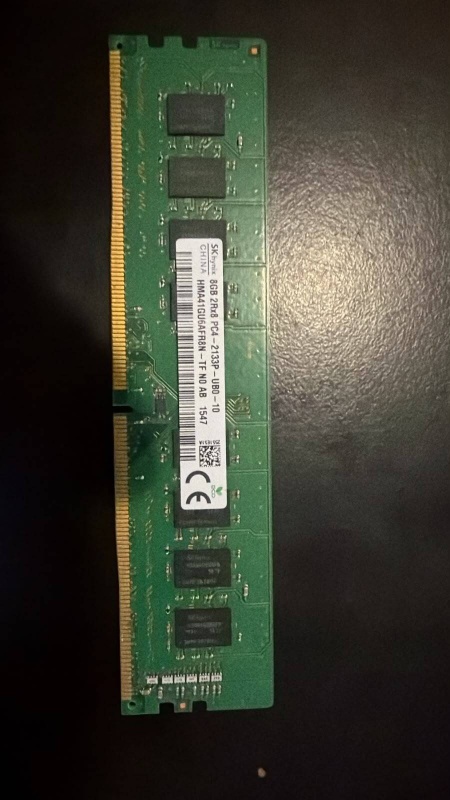 SK hynix DDR4 8GB PC 2400 CL15 ECC unb. bulk aangeboden - Vraag ...