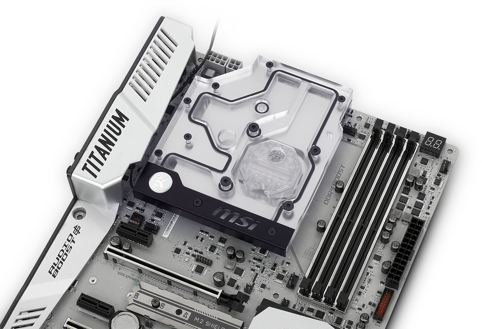 EK Water Blocks EK-FB MSI X370 XPower RGB Monoblock - Nickel ...