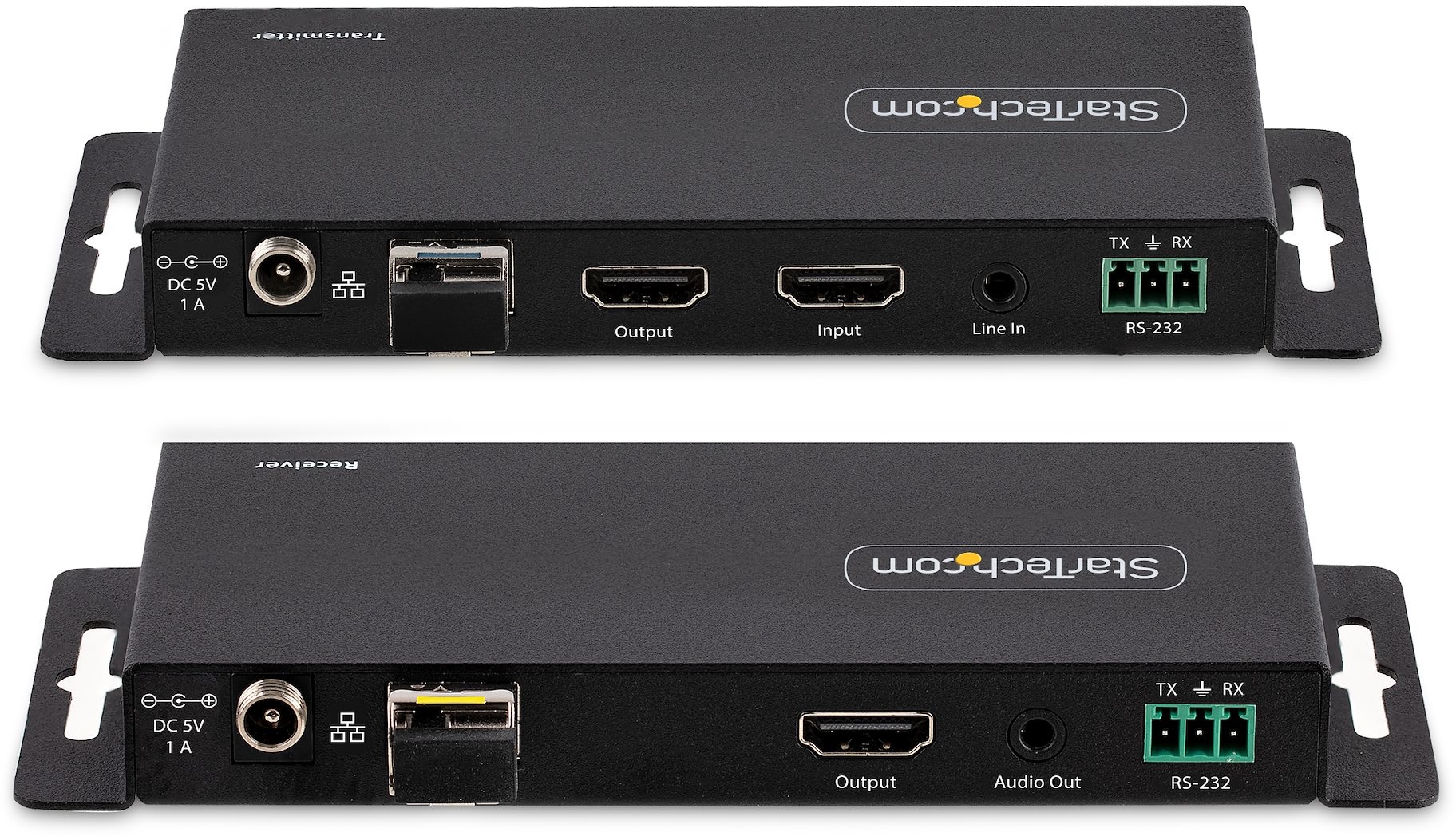 Startech.com 4K HDMI over Fiber Extender Kit, 4K 60Hz tot 1km (Single ...