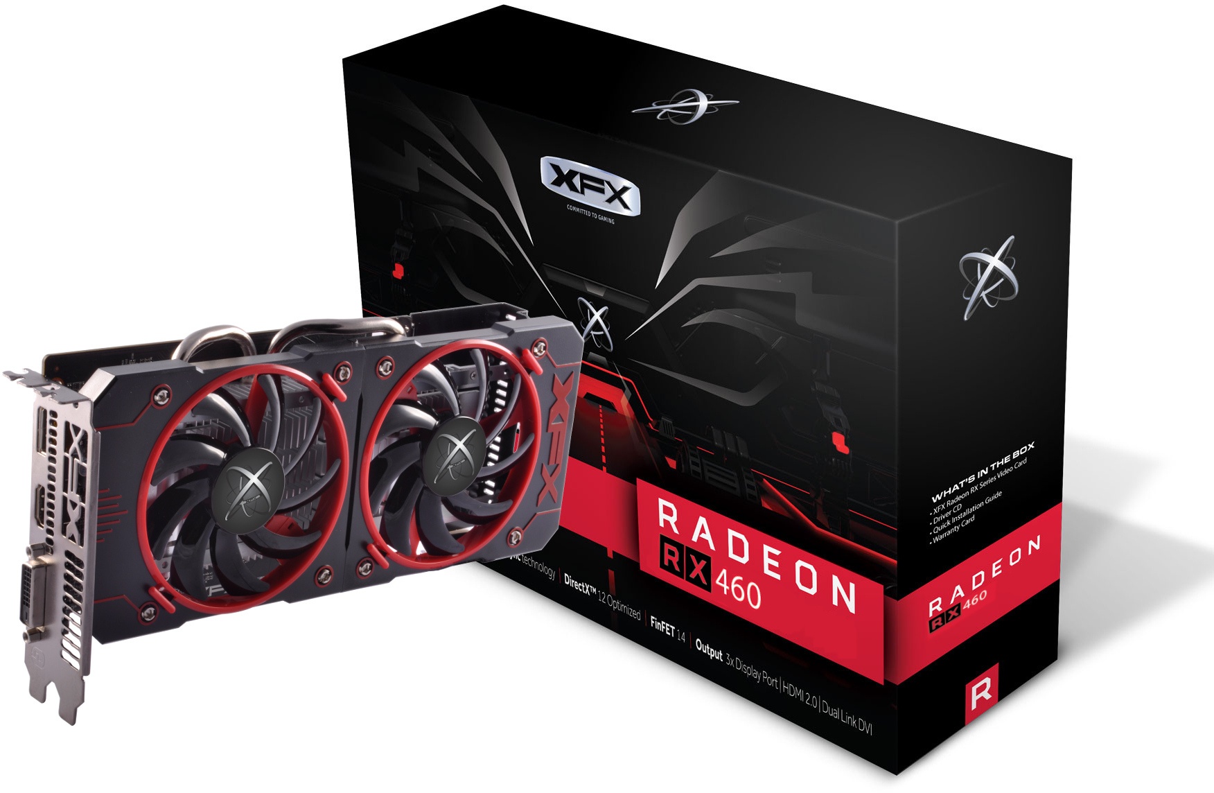 Specificaties van XFX Radeon RX 460 4GB Double Dissipation - Tweakers