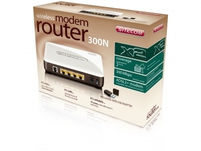 Specificaties van Sitecom Wireless Modem Router 300N X2 WLK-2500 - Tweakers