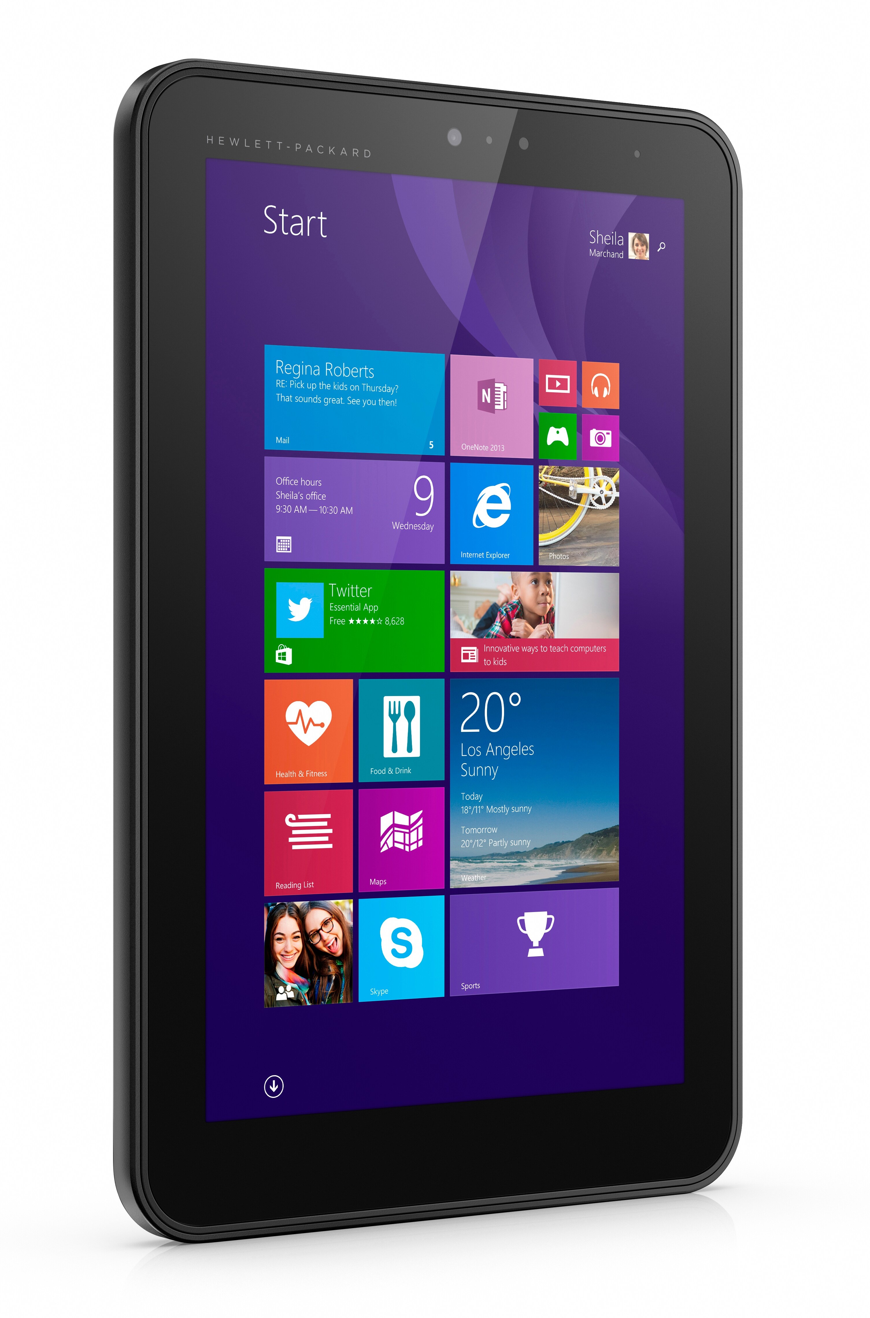 HP Pro Tablet 408 G1 3G 64GB, Windows 10 Pro Zwart - Kenmerken - Tweakers
