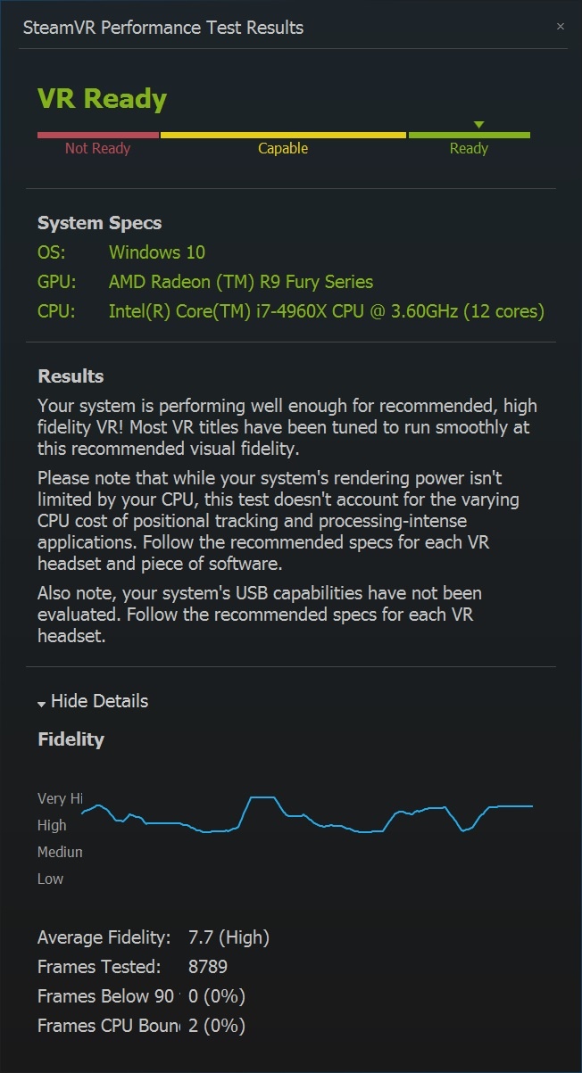 Valve brengt SteamVR Performance-test voor pc's uit - update - Computer ...