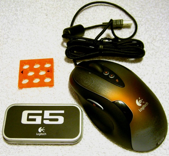Logitech G5 Laser Mouse - Gadgeteer - Product reviews - Tweakers