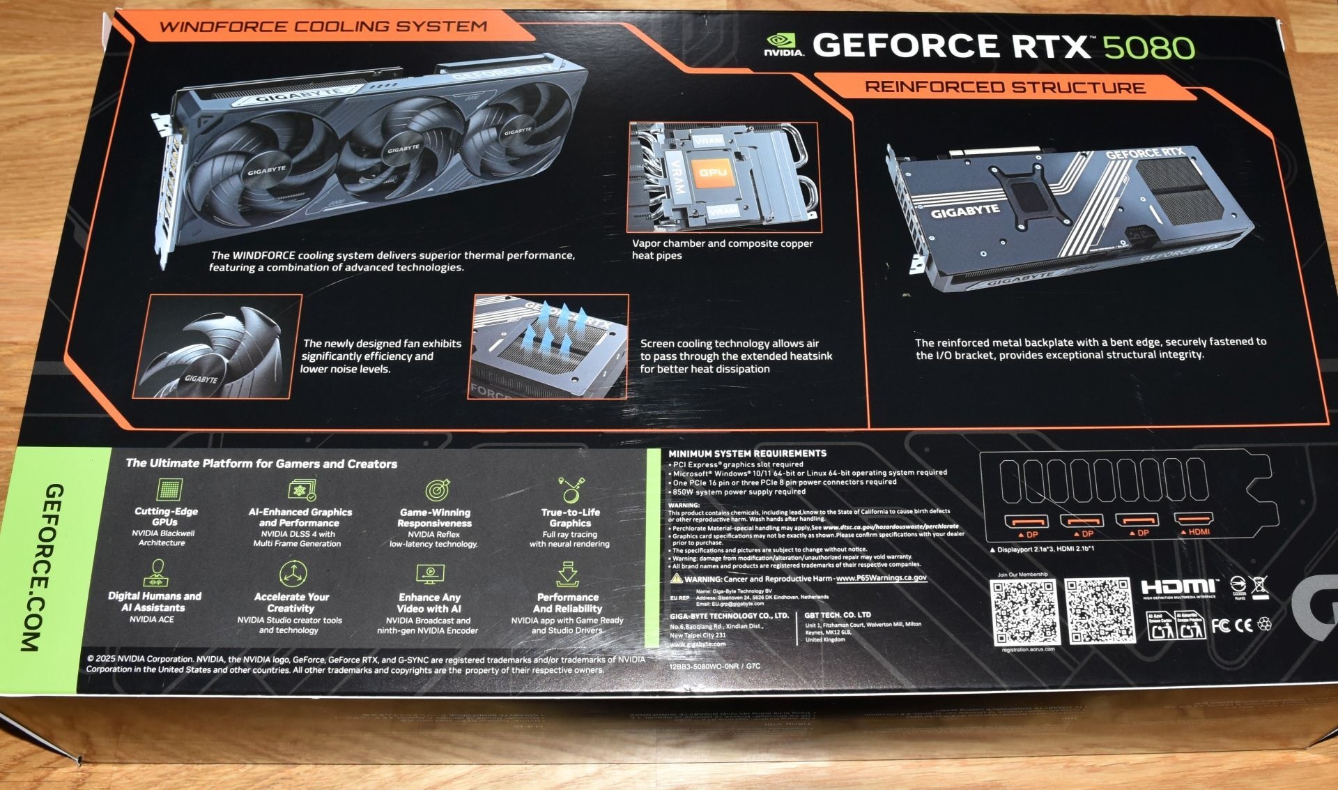 Gigabyte GeForce RTX 5080 WINDFORCE OC SFF 16G - rcs_override - Product reviews - Tweakers