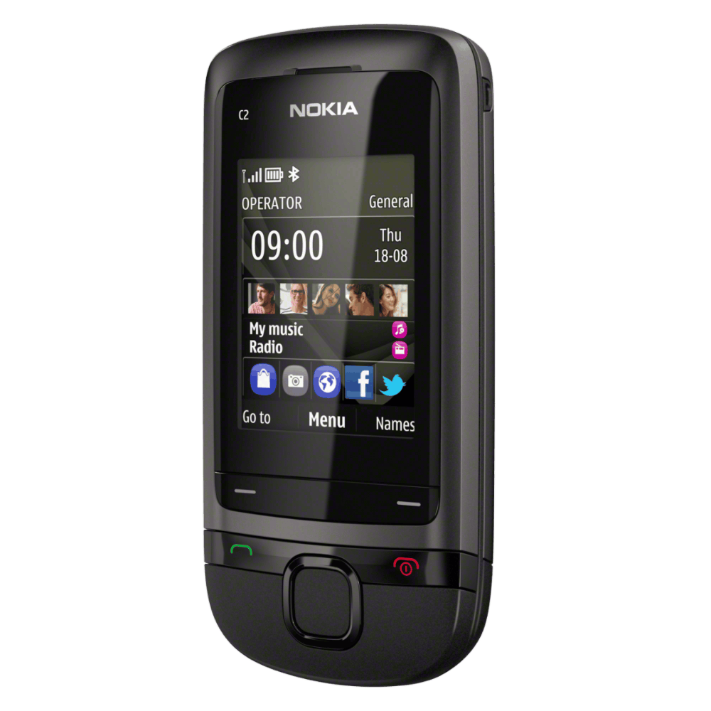 Specificaties van Nokia C2-05 Zwart - Tweakers