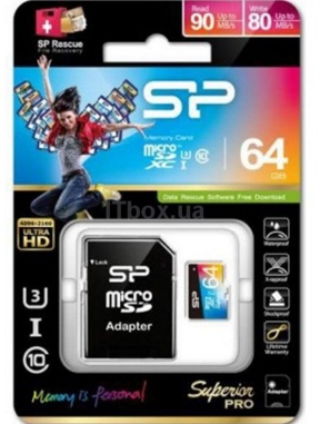 Silicon Power 64GB microSDXC - Kenmerken - Tweakers