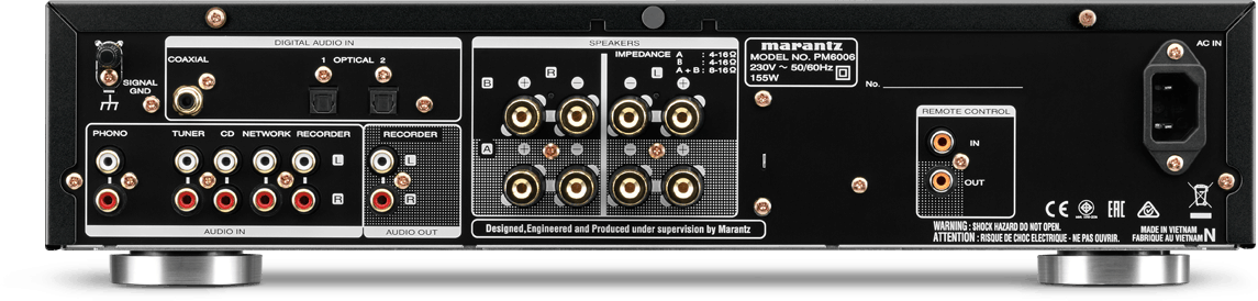 Specificaties van Marantz PM6006 Zwart - Tweakers