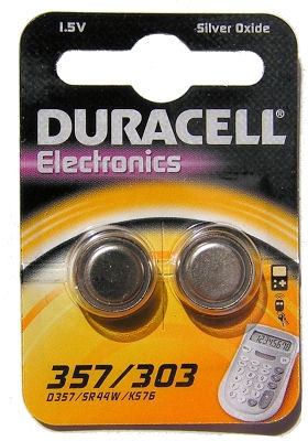 Specificaties van Duracell D357 - Tweakers